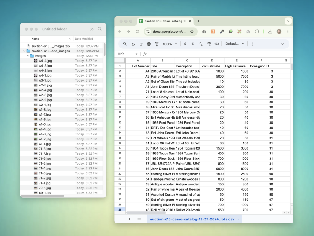 Importing AuctionWriter Data into Auction Flex 360 - AuctionWriter