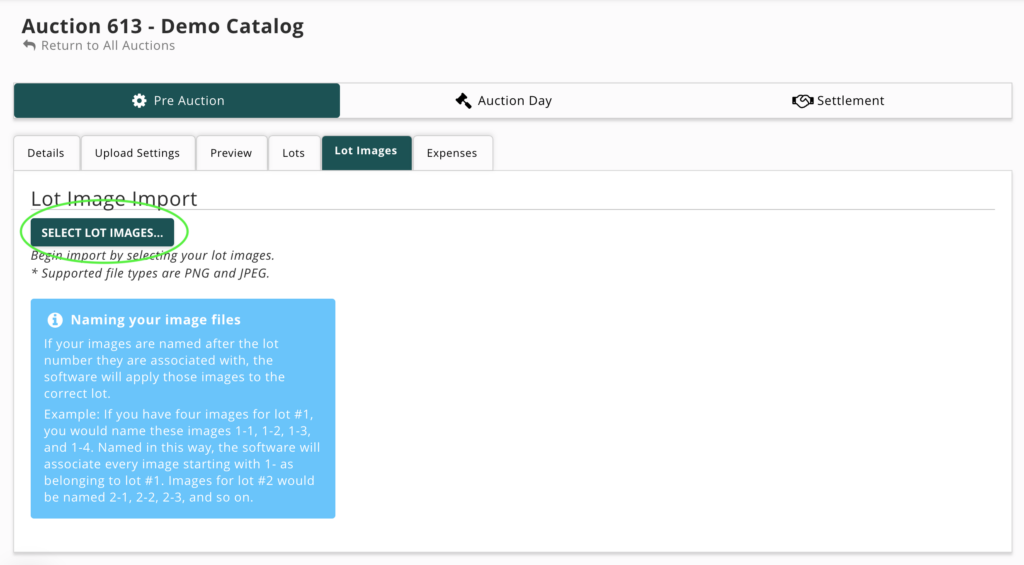 Importing AuctionWriter Data into Auction Flex 360 - AuctionWriter