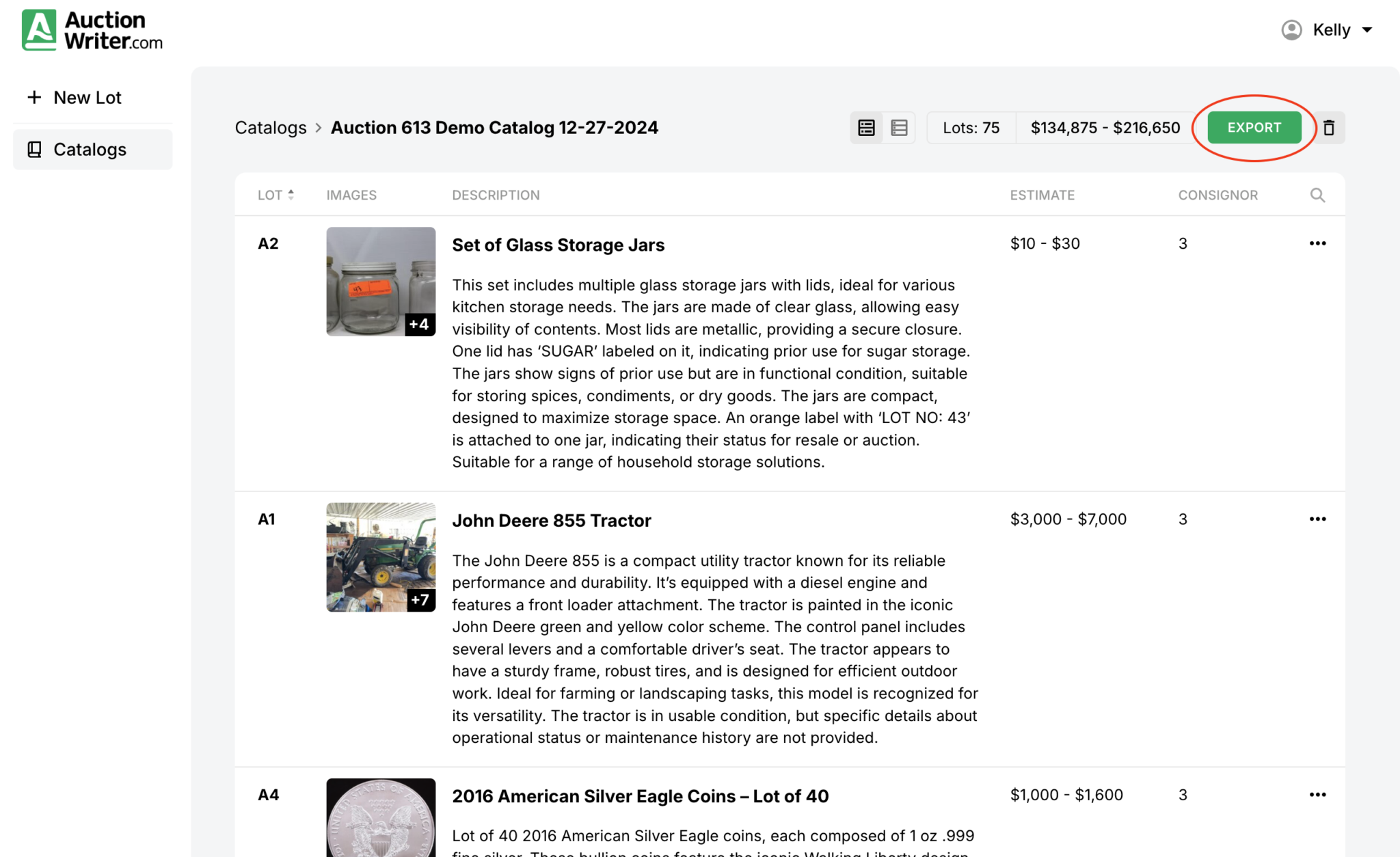 Importing AuctionWriter Catalogs into Auction Flex - AuctionWriter