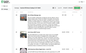 Importing AuctionWriter Catalogs into Auction Flex - AuctionWriter