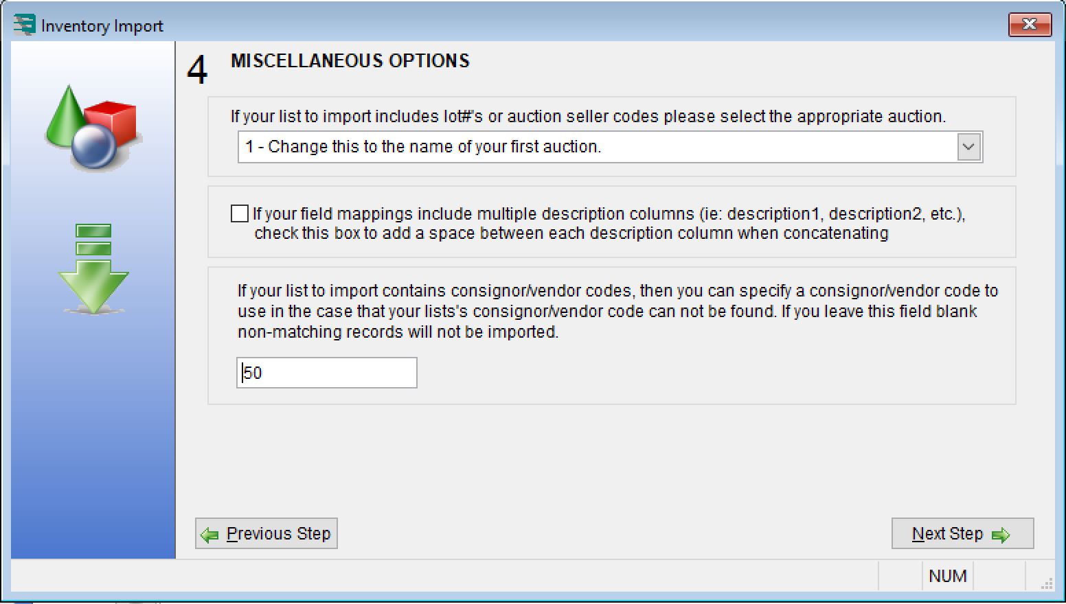 Importing AuctionWriter Catalogs into Auction Flex - AuctionWriter